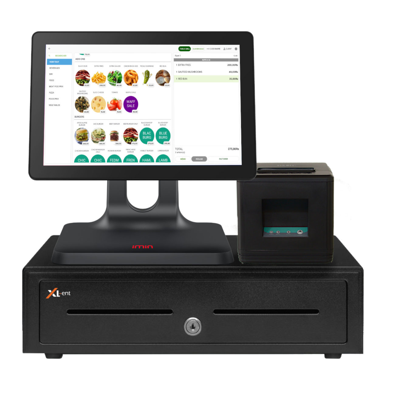 Systèmes POS et balances intégrés pour commerce de détail